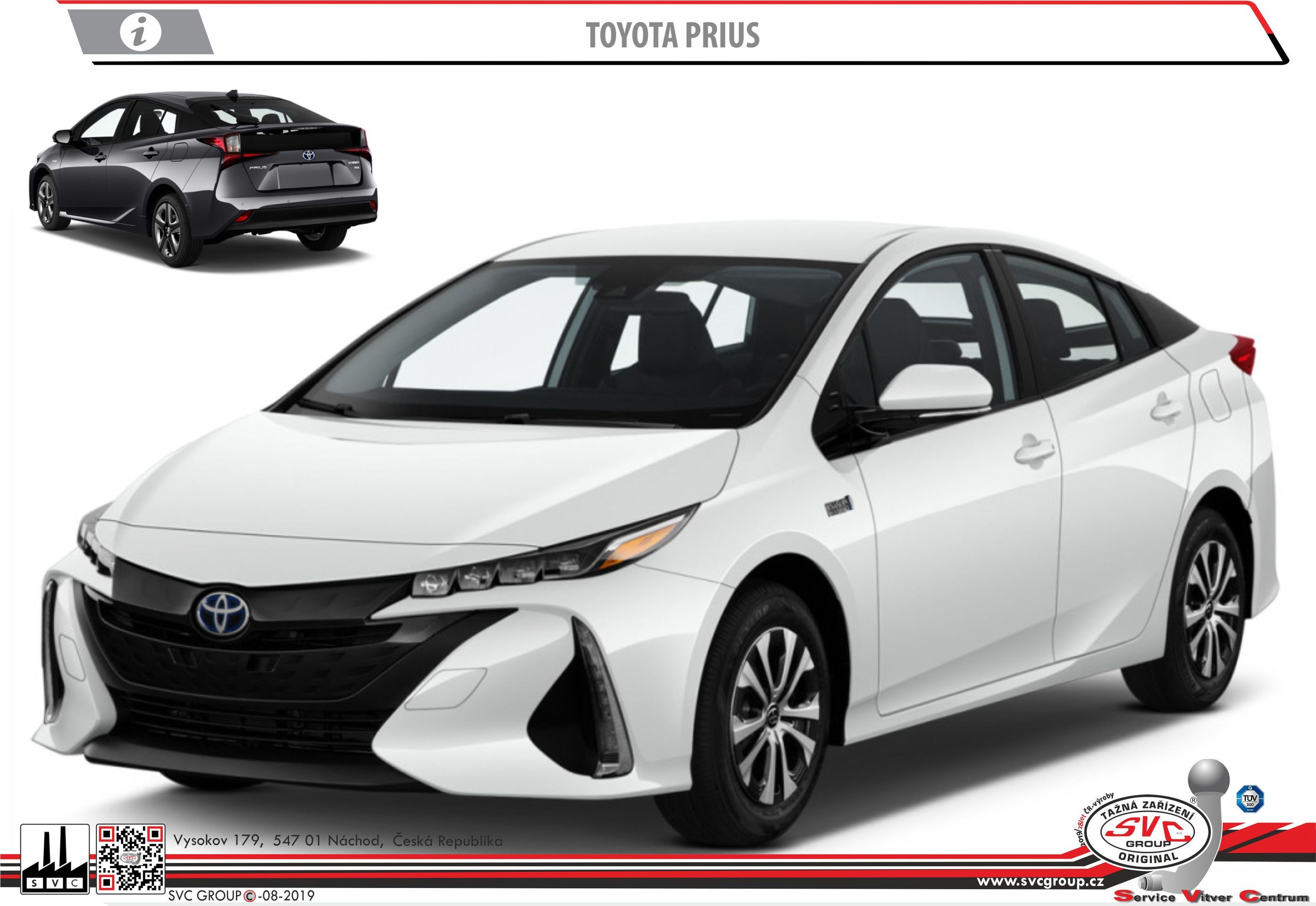 Tažné zařízení Toyota Prius (09/2020->) | konfigurátor | SVC Group